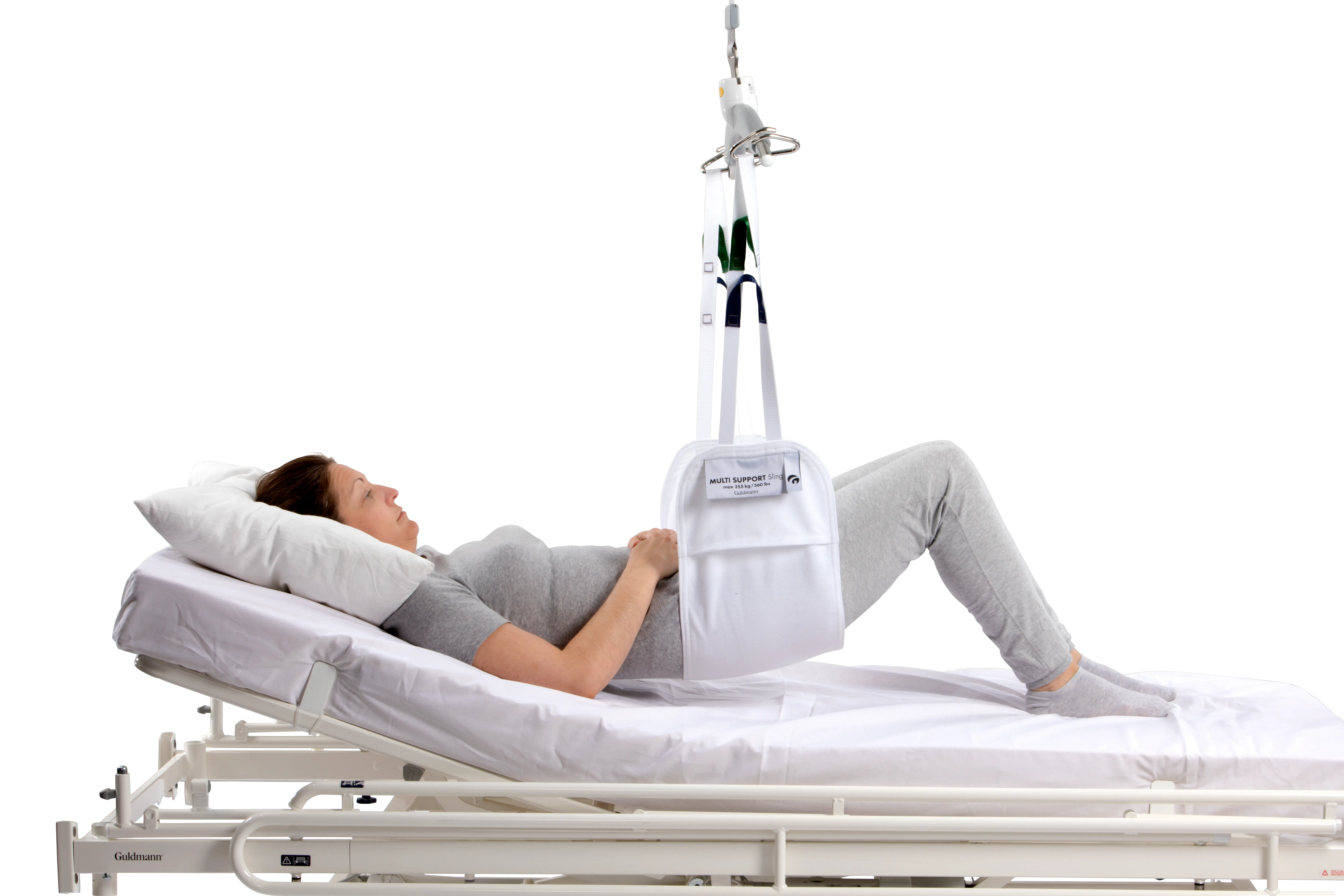 Disposable multi-support sling for lifting and supporting in connection ...