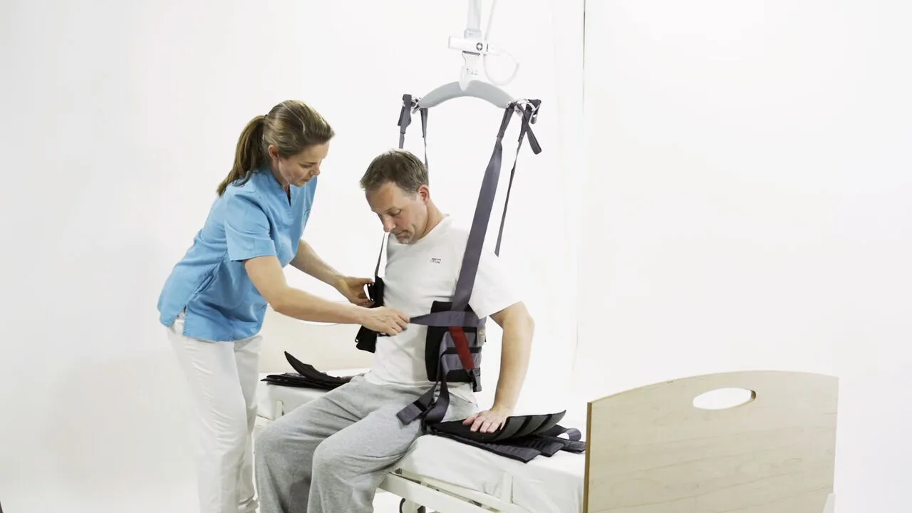 Gait Trainer Walking sling with leg cuffs – for early mobilization and ...